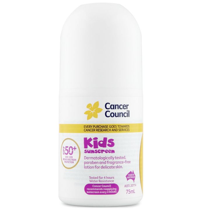 Cancer Council Kids Sunscreen SPF50 75ml Roll On | Lazada Indonesia