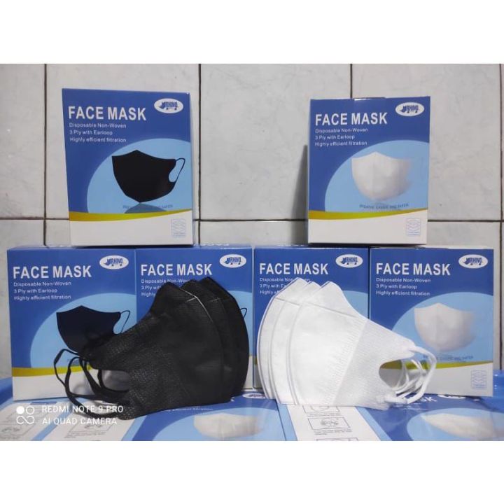 masker duckbil face mask 1 pak isi 50pcs | Lazada Indonesia
