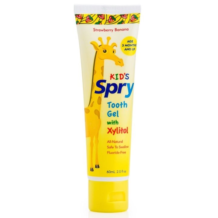[PRE-ORDER] KID'S SPRY TOOTH GEL WITH XYLITOL STRAWBERRY BANANA 2.0 ...