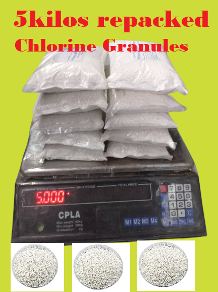 CHLORINE GRANULES PURE Disinfectant (Repacked) High Quality | Lazada PH