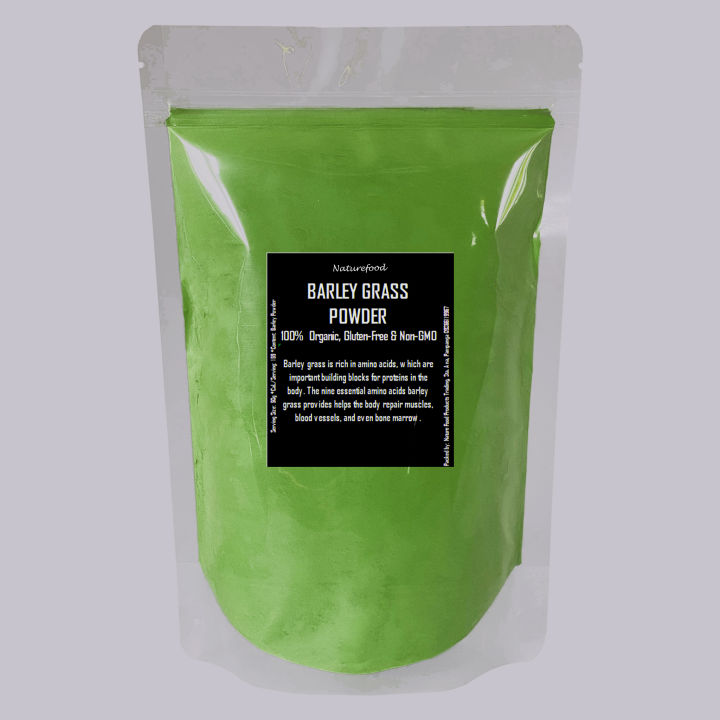 Australian Barley Grass Powder (Pure Unsweetened Organic High Fiber ...