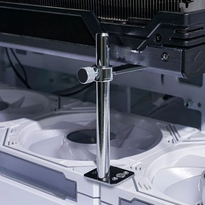 GPU Support Stand with Adjustable Height and Fan Mount for Heavy ...