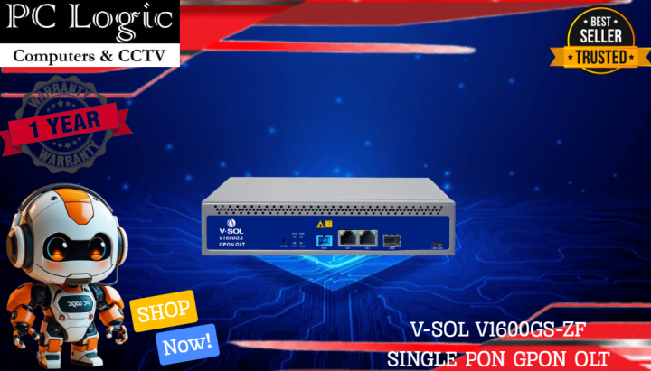 PC LOGIC | V-SOL V1600GS-ZF | VSOL-V1600GS-F | SINGLE PON GPON OLT ...