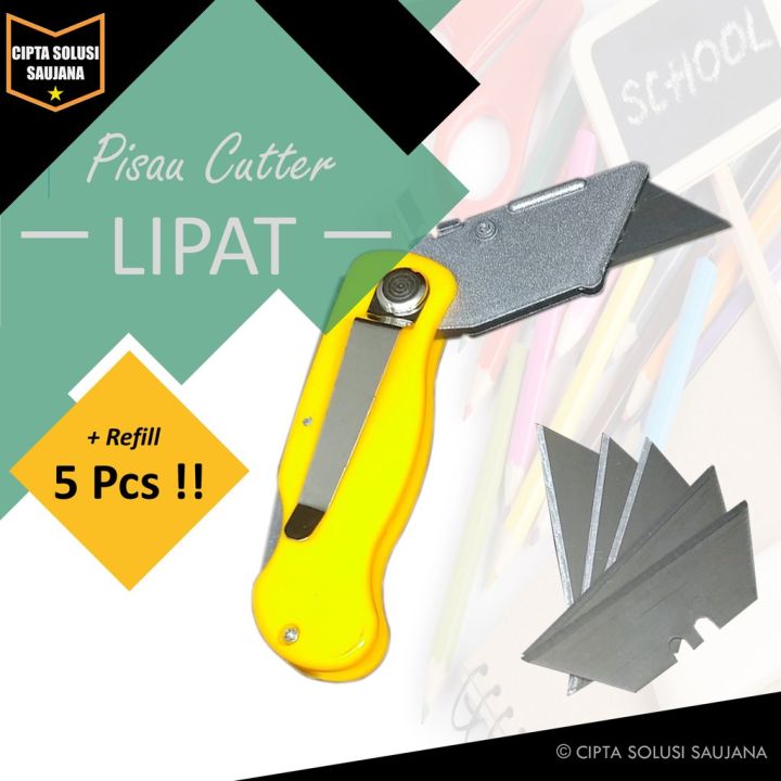 TOP 1 !! Cutter Gypsum / Foldable Knife Cutter / Pisau Potong GRC ...
