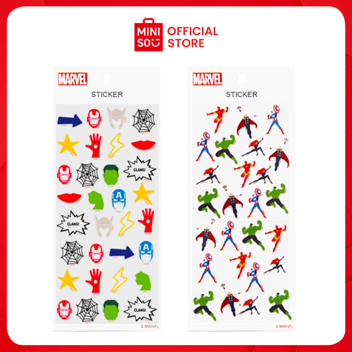 MINISO Marvel Collection Sticker | Lazada PH