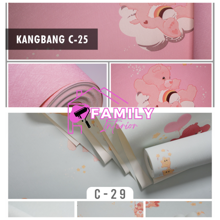 Wallpaper Vinyl Premium Bertekstur Timbul Tebal Kualitas Mewah Kangbang ...