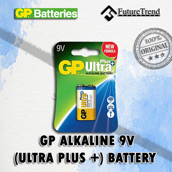 GP Ultra Plus Alkaline 9V Battery | Lazada