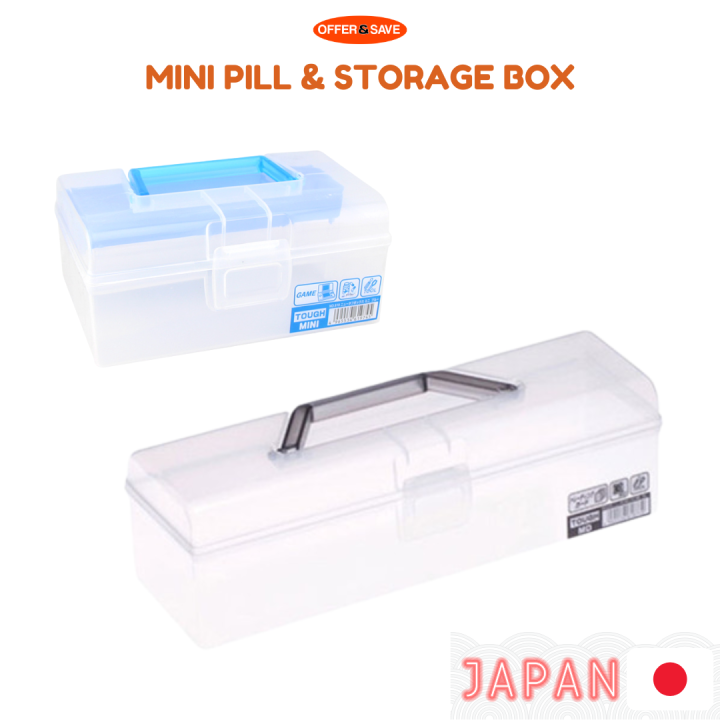 YAMADA Premium Plastic Storage Box With Lid Storage Box With Handle ...