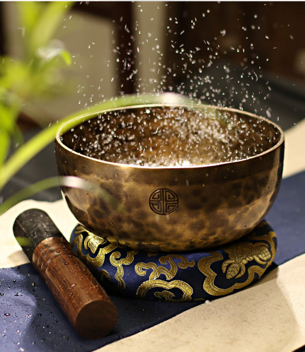 Yoga Instrument Singing Bowl Meditation Pure Copper Buddha Sound Bowl ...