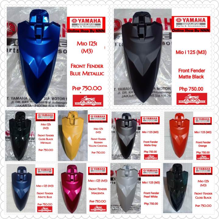 FRONT FENDER OR TAPALUDO FOR MIO i 125 (M3)YAMAHA GENUINE PARTS | Lazada PH