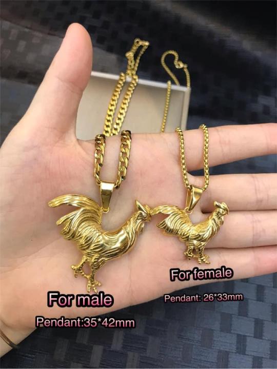 rooster long chain necklace | Lazada PH