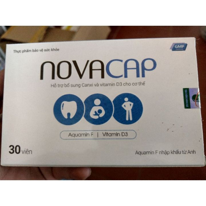 Viên uống Novocap bổ sung canxi vitamin D3 | Lazada.vn