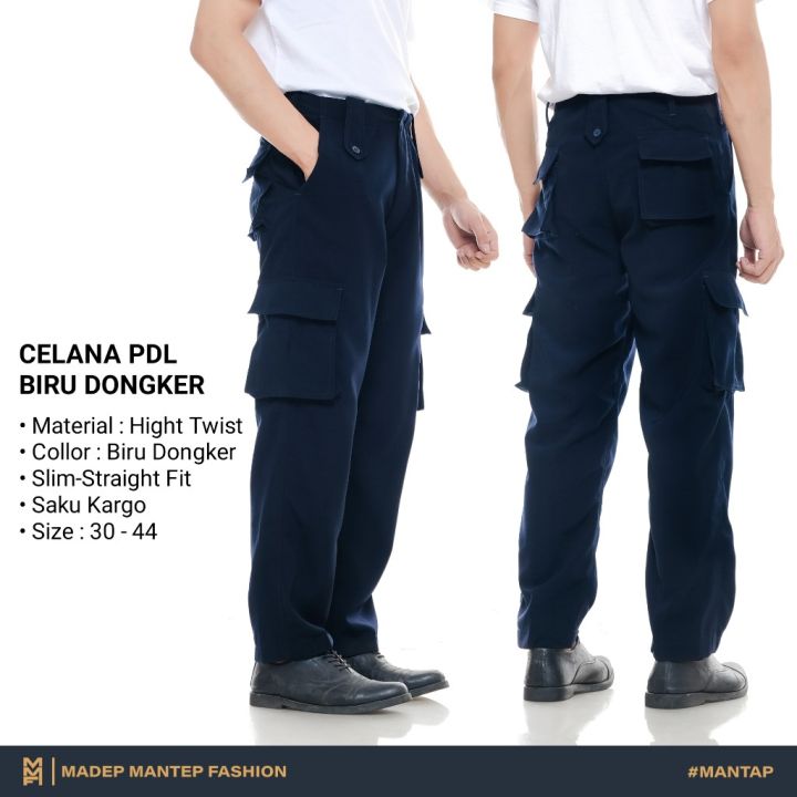 Celana PDL Biru Celana PDL Cargo Biru Dongker Damkar Pemadam Kebakaran ...