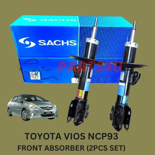 SACHS TOYOTA VIOS NCP93 2007" - 2012" SHOCK ABSORBER FRONT SET (2PCS ...