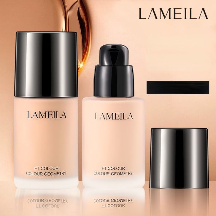 Lameila คอนซีลเลอร์รองพื้นให้ความชุ่มชื้นแบบน้ำคงทนควบคุมความมันคอนซีลเลอร์รองพื้นเหลวรองพื้นสี ...