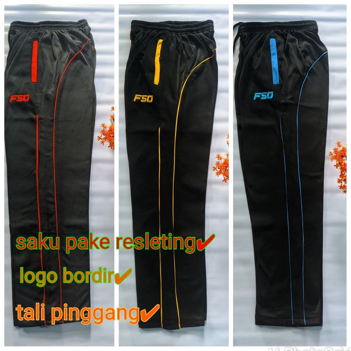 celana Training Panjang Logo F50 Saku Resleting Unisex | Lazada Indonesia