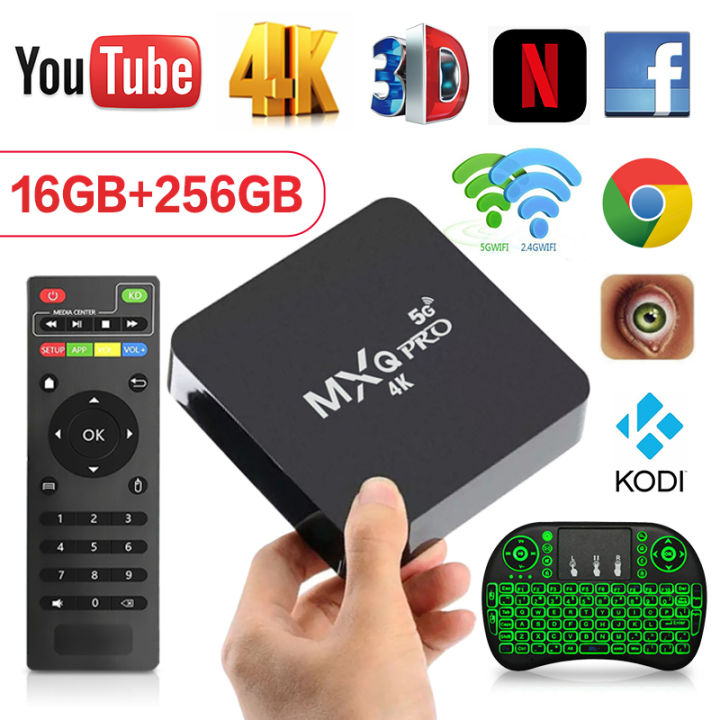 Tv Box Smart 4k Pro 5g 8gb/ 128gb Wifi Android 10.1 Tv Box Smart MXQ PRO 5G 4K | Lazada PH