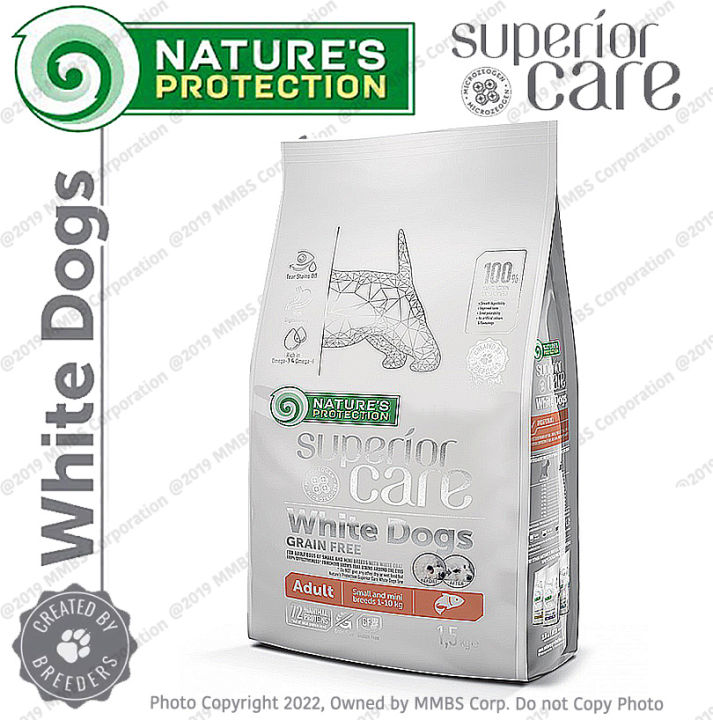 Nature's Protection Superior Care White Dog Grain Free SALMON Adult ...