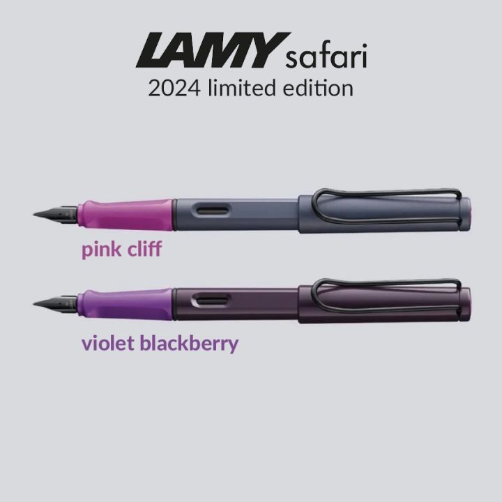 LAMY SAFARI 2024 Fountain Pen - Violet Blackberry / Pink Cliff | Lazada