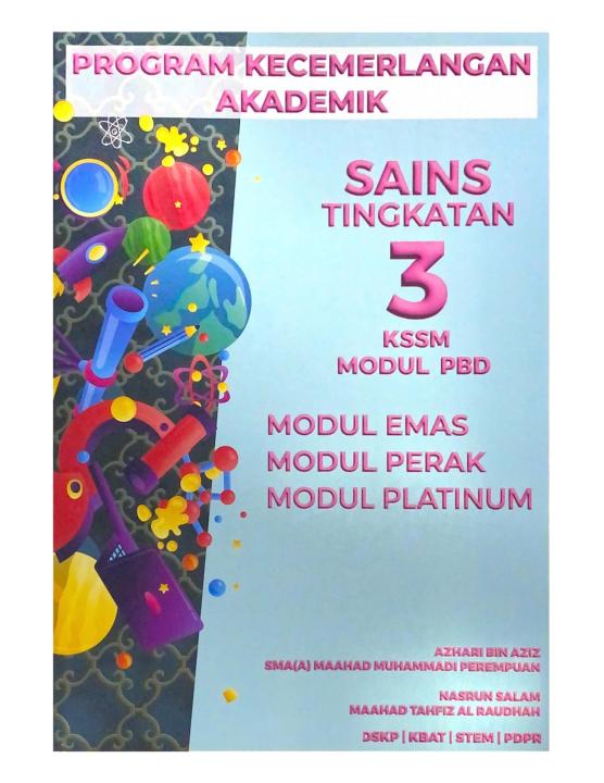 Modul Aktiviti Sains Tingkatan 3 Lazada