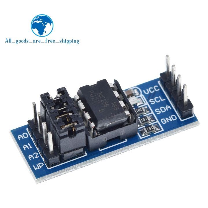TZT New AT24C256 24C256 I2C interface EEPROM Memory Module for arduino ...