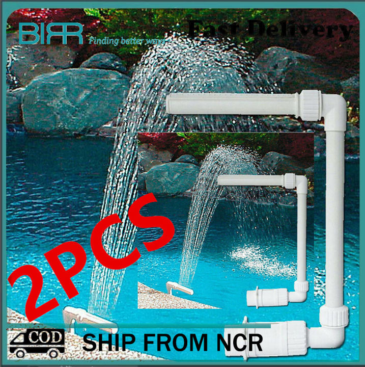 ( READY STOCKS )2PCS Adjustable Swimming Pool Waterfall Fountain Kit ...