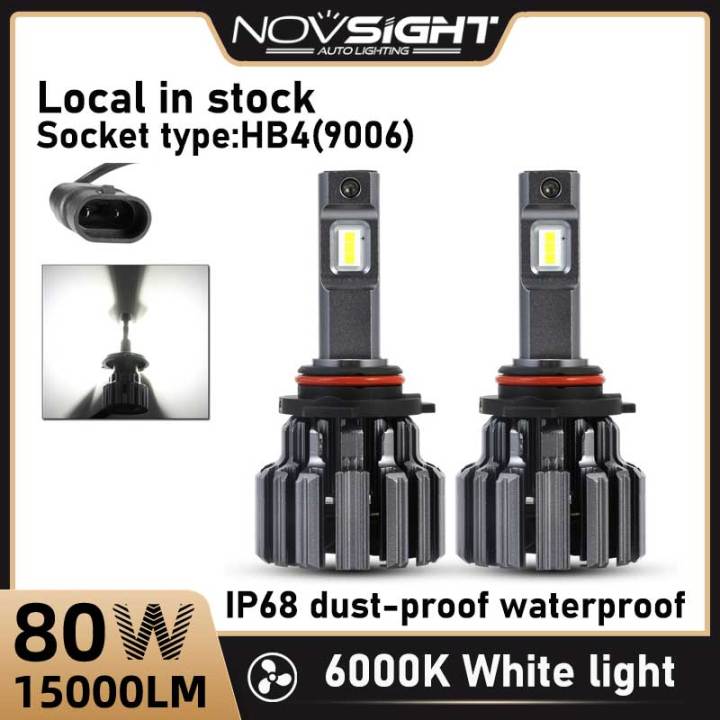 CLEARING OUT Novsight F03 2pcs 80W LED Car Headlight Bulbs HB4 / 9006 ...