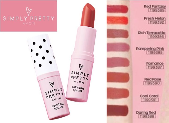 AVON - Simply Pretty COLORBLISS Lipstick | Lazada PH