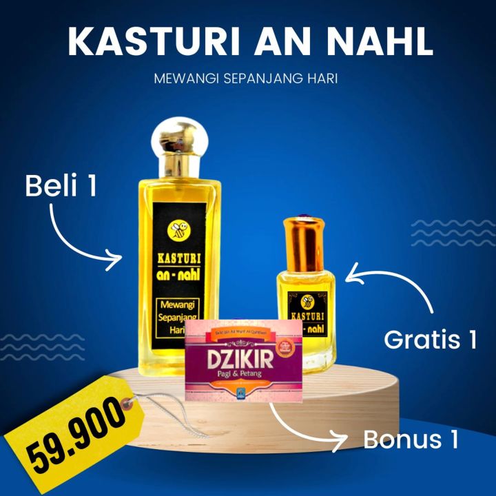 100% RIGINAL KASTURI AN NAHL Wangi Surga, Parfum Sholat, Parfum Sunnah ...