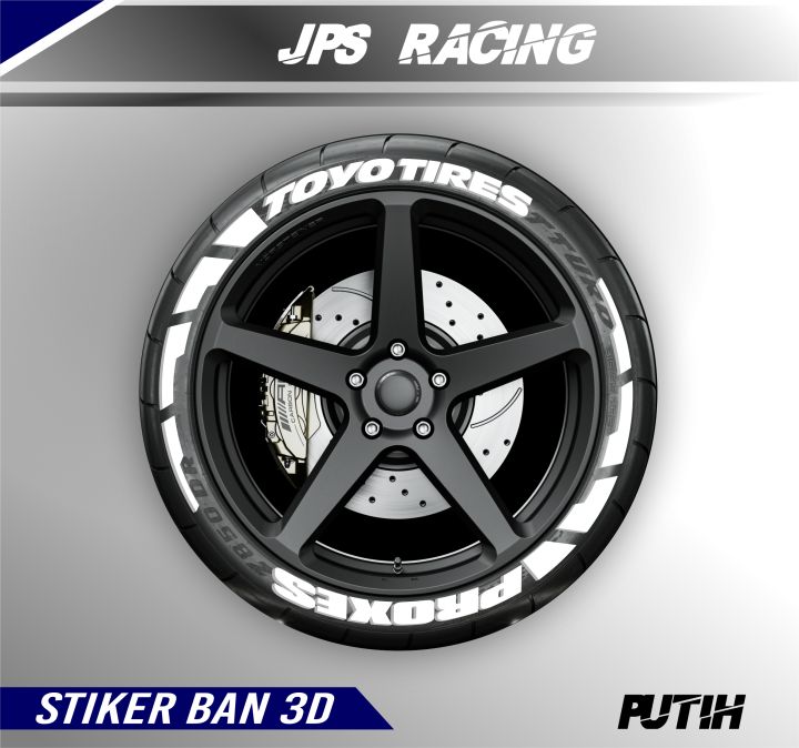 Sticker Ban / Font Ban Motor / Tire Bomb / 3D stiker ban TOYO TIRES ...