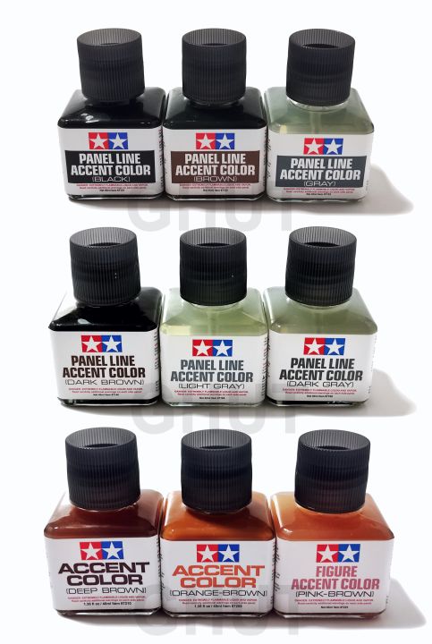 Tamiya Panel Line Accent Color/Accent Color/Figure Accent Color - 40ml ...