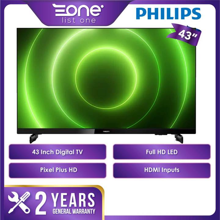 【24H Ship Out】Philips 43 Inch Full HD LED TV 43PFT5706 | MYTV DTTV ...