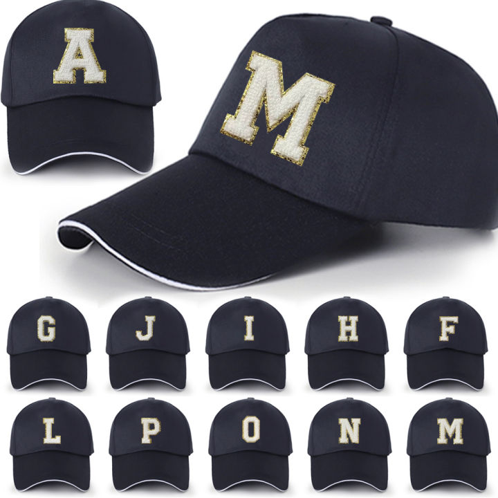 Embroidery label Baseball Hat Peaked Caps for Women Men Dark Blue ...