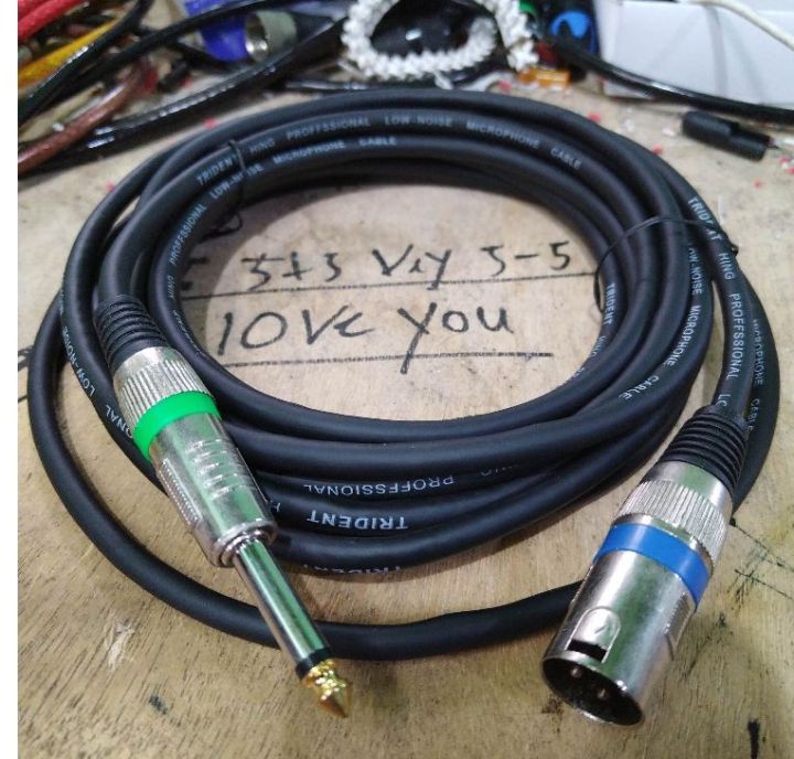 XLR Male to PL Mono Plug Cable HEAVY DUTY | Lazada PH