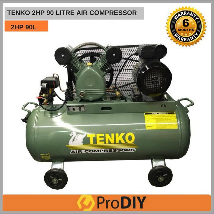 TENKO 2HP 90 Litre 8Bar Air Compressor | Lazada