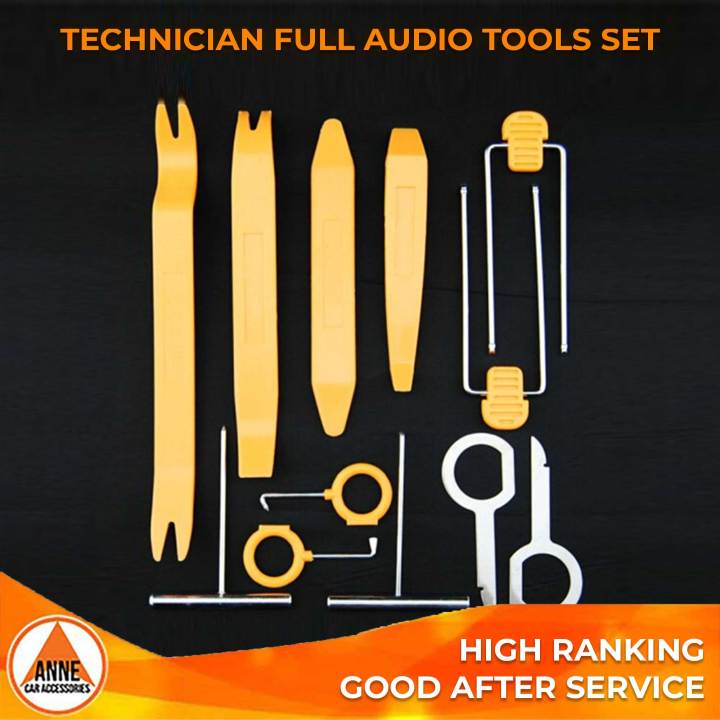 12 Pcs/Full Set Audio Tool Set Car Stereo Installation Kits Dent Removal Tool Kit Car Radio Car ...