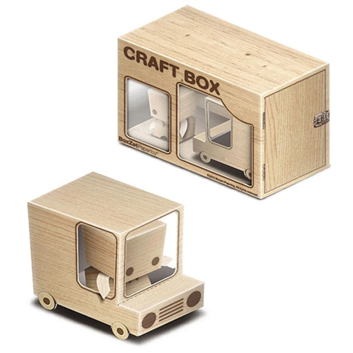 Craft Van Car Cubee Ornaments Folding Cutting Cute 3D Paper Model ...