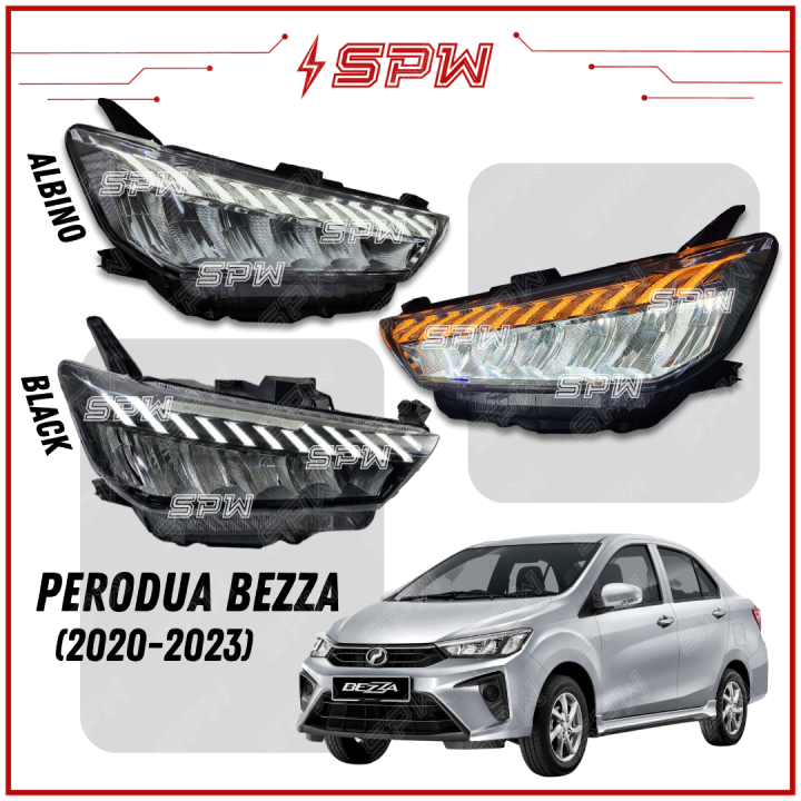 Perodua Bezza (2016 to 2023) Headlamp Headlight LED Head Lamp Head ...