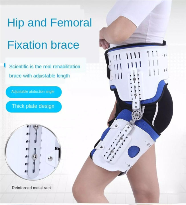 Hip Groin Brace Hinged Abduction Orthosis Support Hamstring Thigh ...
