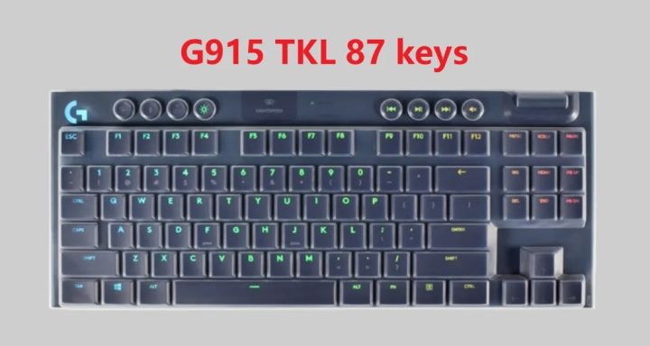 2024สำหรับ G915 Logitech G913 TKL 87คีย์/G913 G813 109คีย์เชิงกลซิลิโคน ...