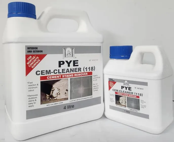 PYE CEM. CLEANER 118 CEMENT STAIN REMOVER | Lazada