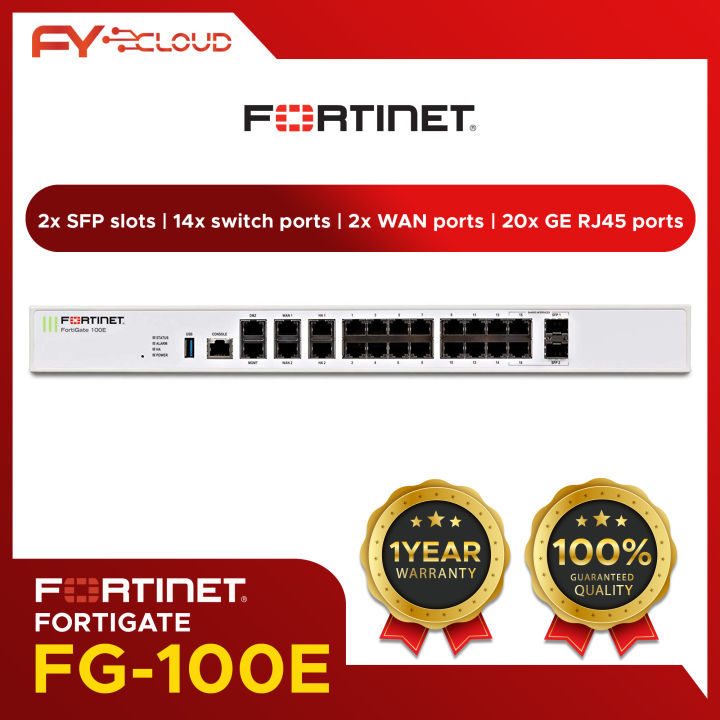 FG-100E - Fortinet NGFW Middle-range Series FortiGate 100E | Lazada PH
