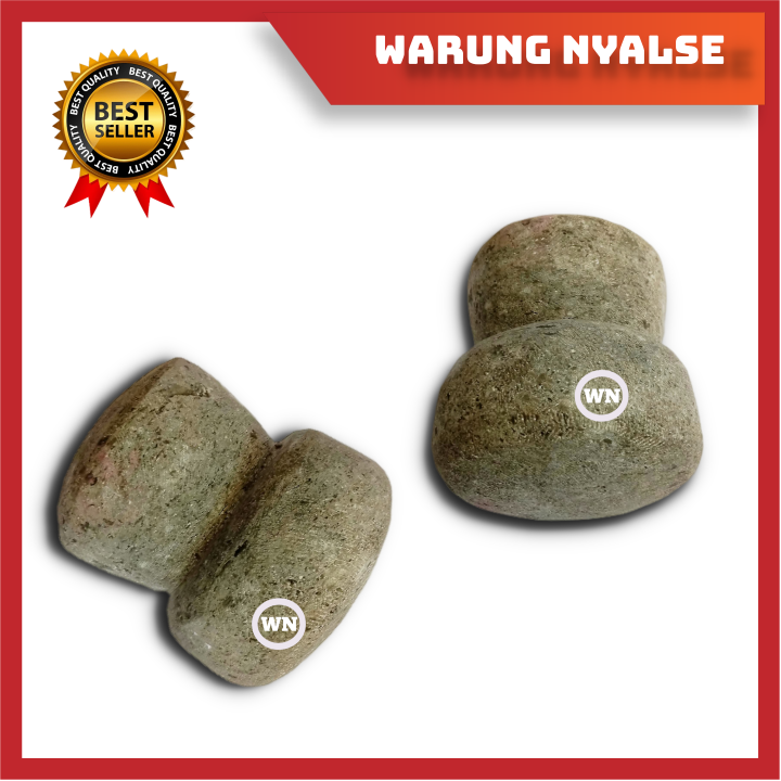 Tumbukan Batu Karakter Handle Pendek Handmade Manual Dipahat Mutu Batu ...