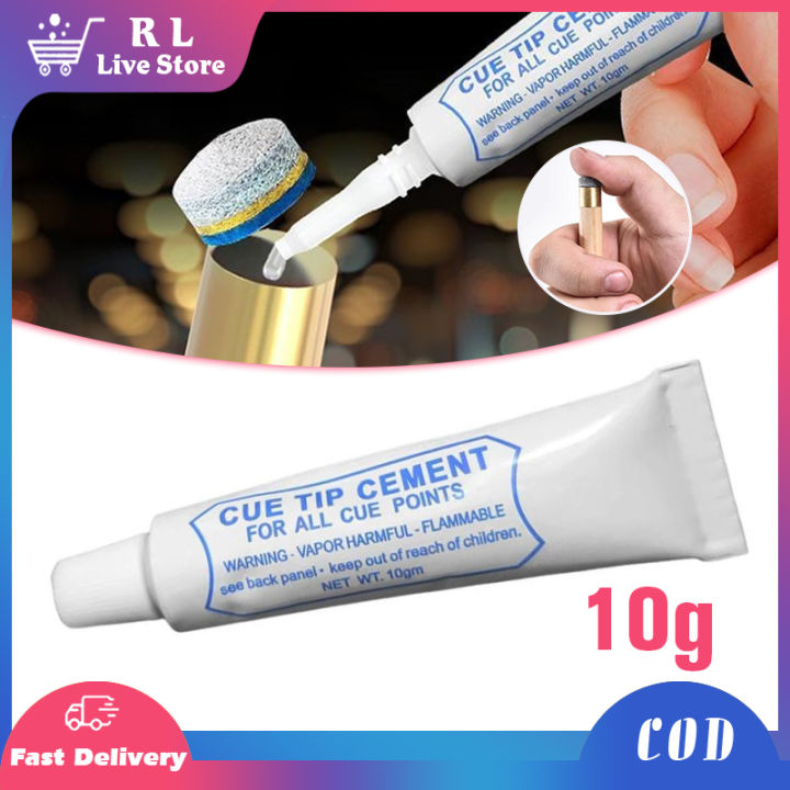 Pool Cue Tips Glue 10g Billiard Cue Tip Repair Adhesive Pool Cue ...