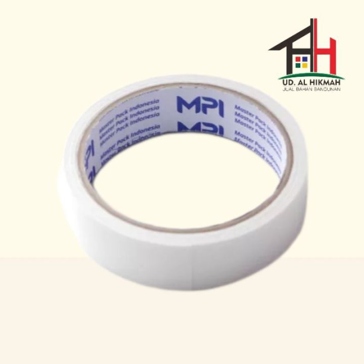 DOUBLE TAPE 24 MM MPI - DOUBLE TAPE KERTAS 24MM 1 INCH MASTER PACK ...