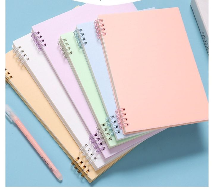 A5/B5 160 Pages Notebook Morandi Macaron Ins Colourful Notebook Line ...