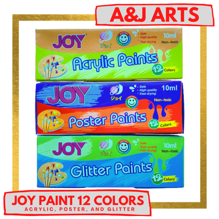 Acrylic Paint Poster Paint Glitter Paint JOY Paints | Lazada PH