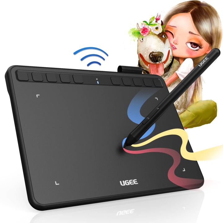 UGEE Drawing Tablet S640W Portable Digital Graphic Tablets Ultra-Thin 2 ...
