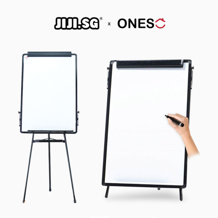 (JIJI.SG x ONES) Premium Magnetic Standing White Board (60x92CM ...