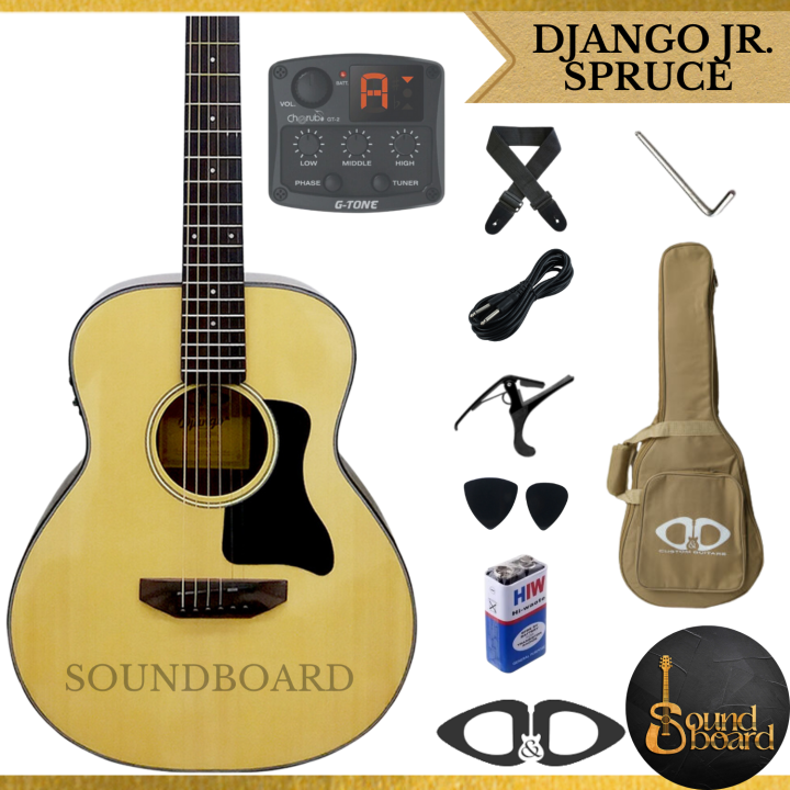 D&D DJANGO JR. SPRUCE TOP Acoustic Electric Guitar | Lazada PH